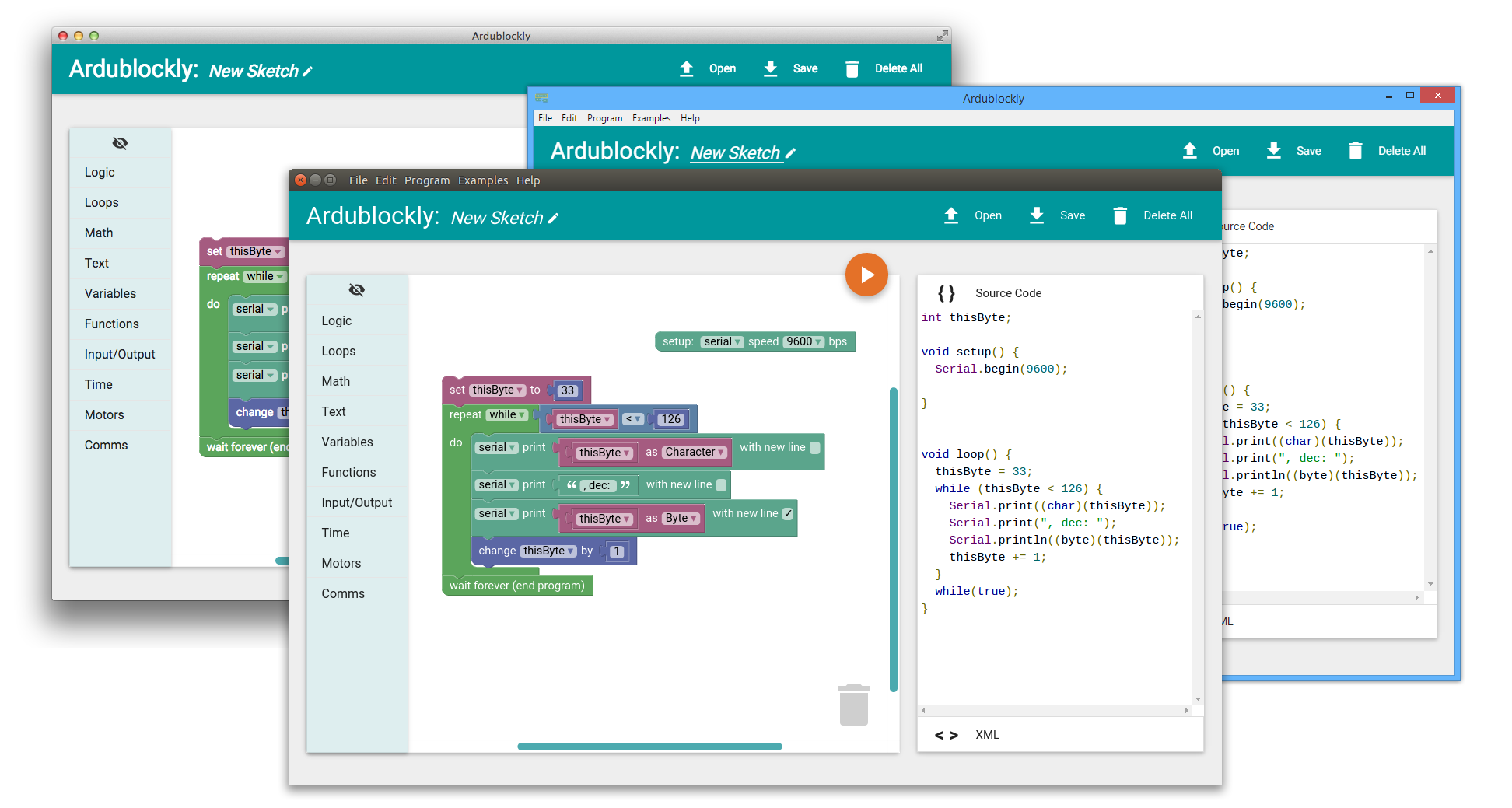 Ardublockly Embedded Log